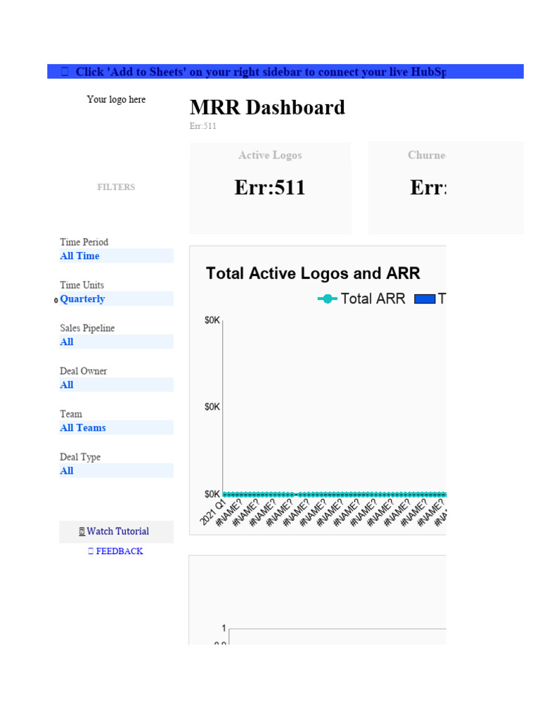 HubSpot MRR Dashboard | PDF | E Commerce | Business HubSpot MRR Dashboard | PDF | E Commerce | Business
