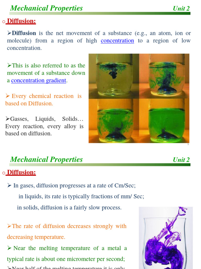 Lecture1313 - 16938 - Lecture 13 | PDF | Diffusion | Atoms