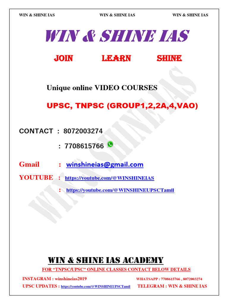 Win Shine CA 1 June Key | PDF