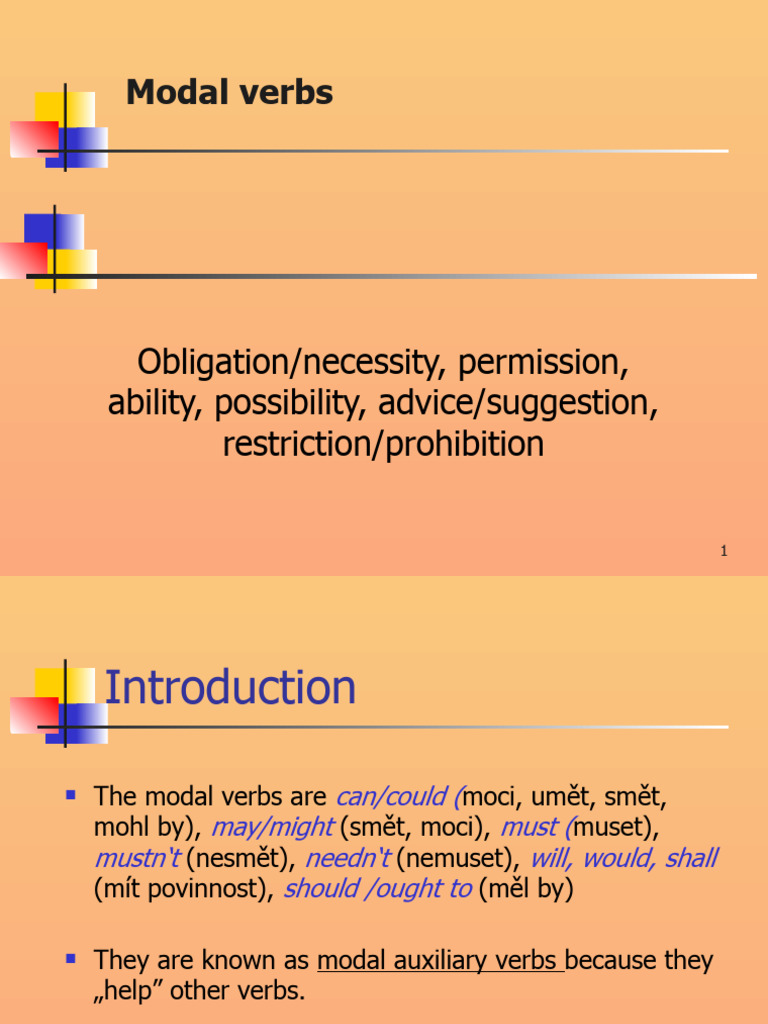 Importance of Modal Verbs for Obligation | PDF | Linguistics | Morphology
