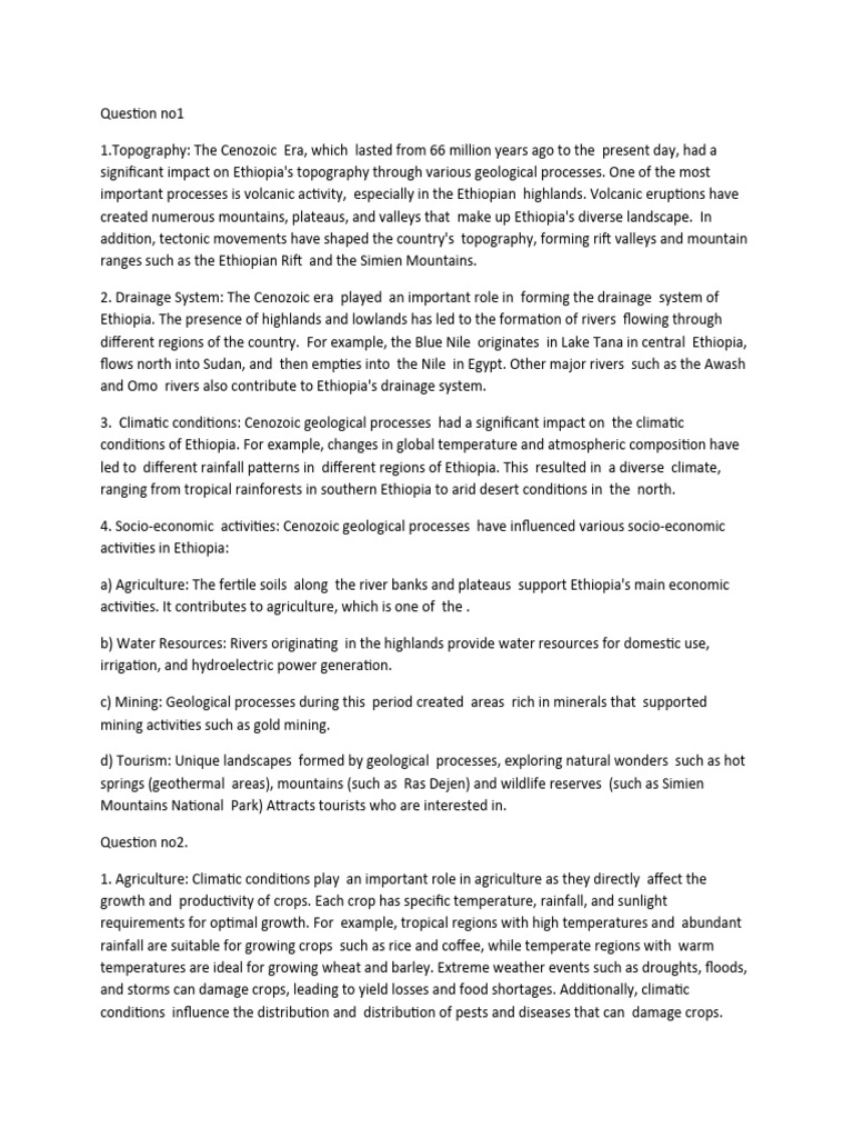 Geography | PDF | Climate Change | Soil