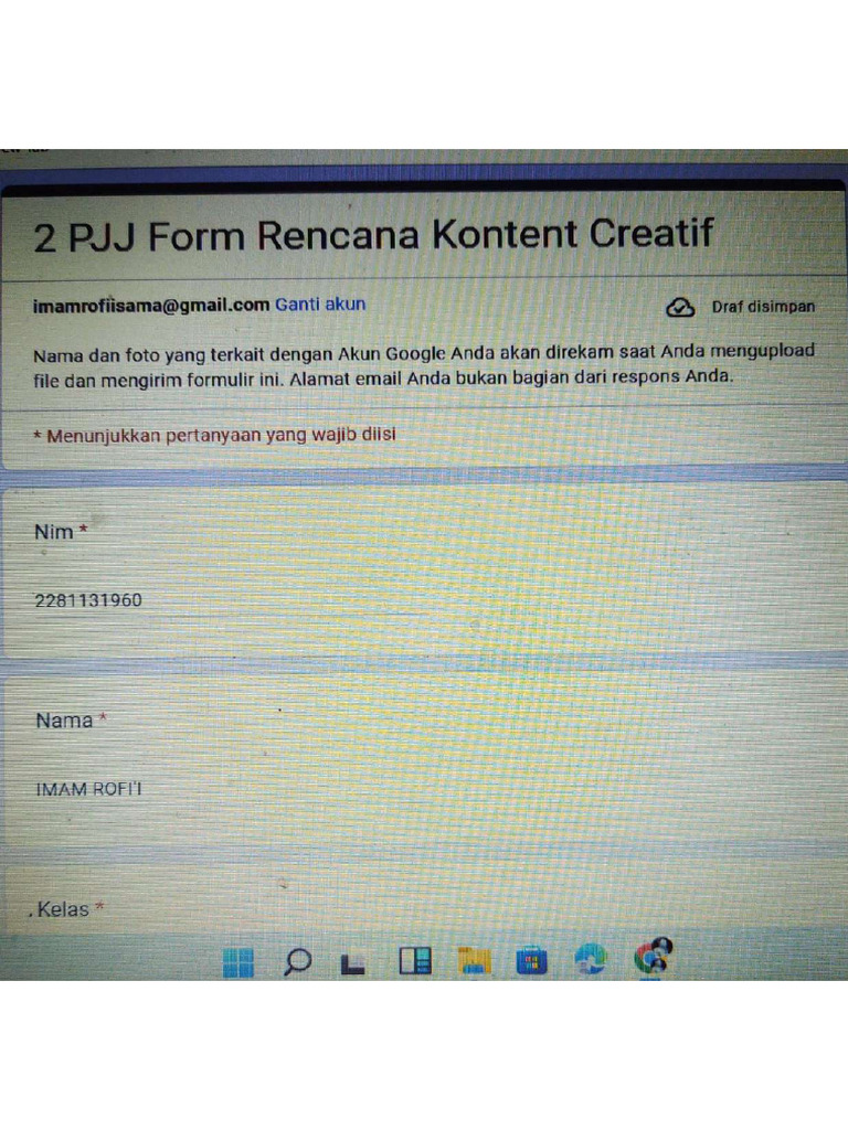DRAFT CONTENT CREATIF (Imam Rofi'i) | PDF