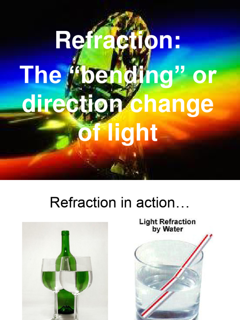 Refraction Notes 2 | PDF | Refraction | Refractive Index