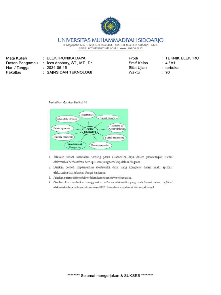 Soal UTS Elda 2024 | PDF