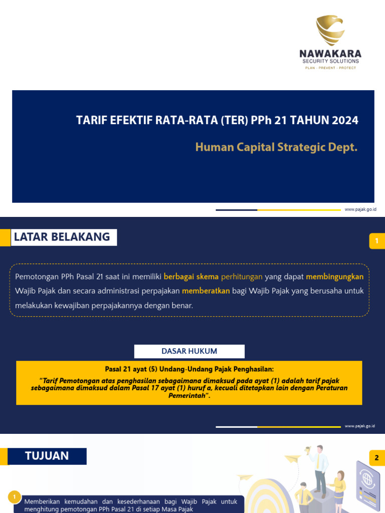 Sosialisasi PPH 21 TER | PDF