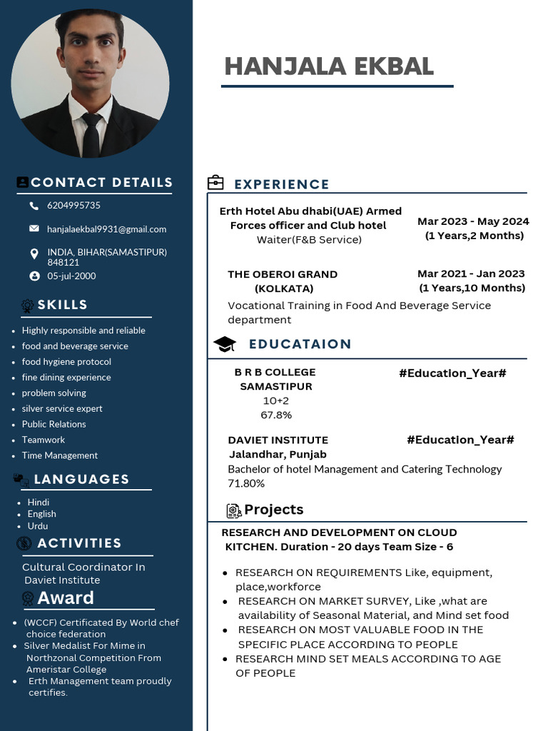 Hanjala Ekbal 1 | PDF | Foodservice