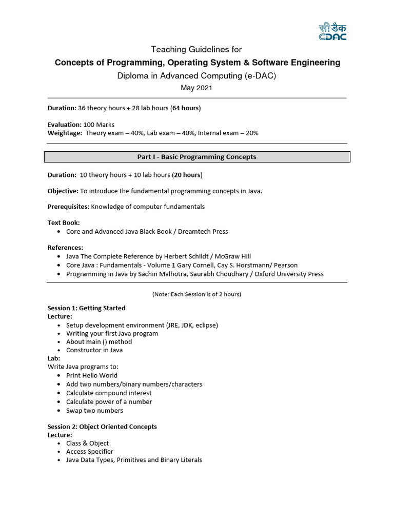 Programming, OS & Software Engineering Guide | PDF | Software Testing ...