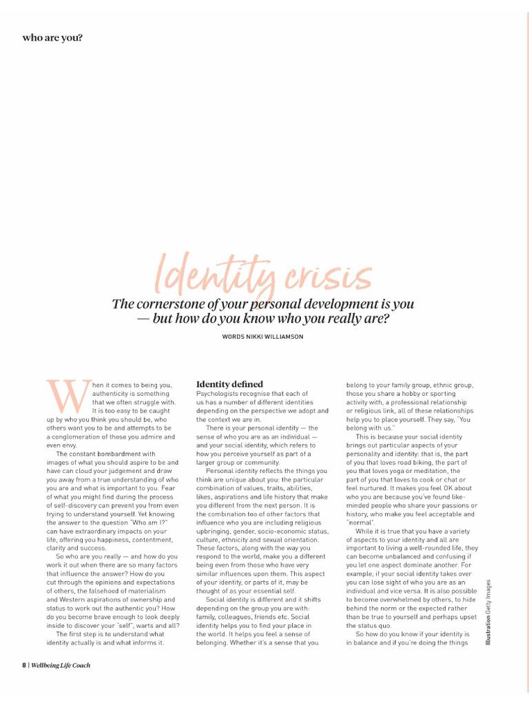 Identity Crisis | PDF