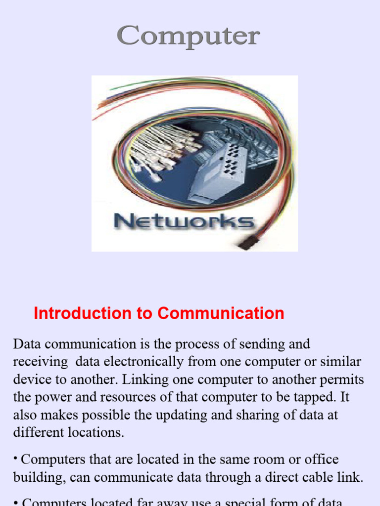 Puter Network | PDF | Computer Network | Local Area Network