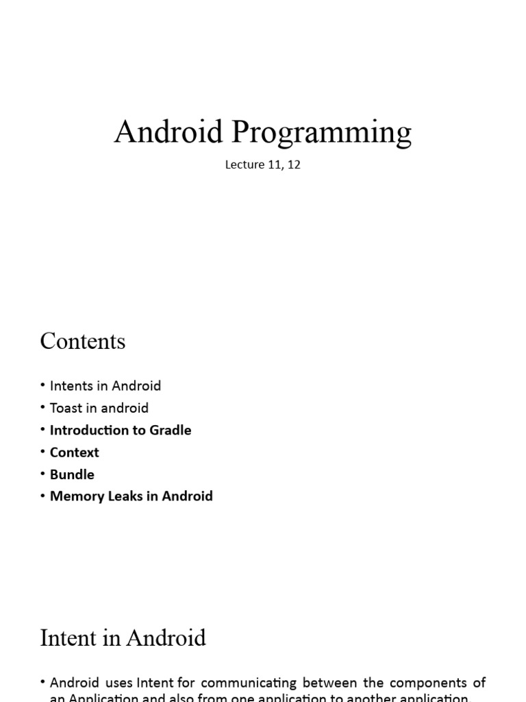 Android Programming Pdf Method Computer Programming Application 9942