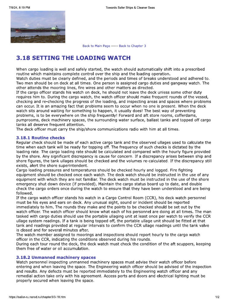 3-18 SETTING THE LOADING WATCH | PDF