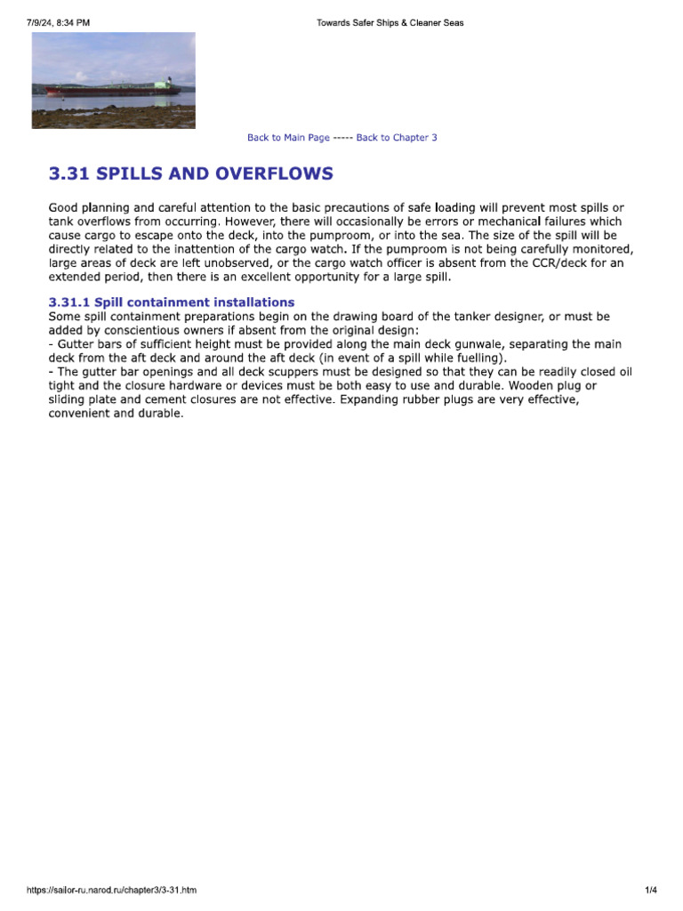 3-31 Spills and Overflows | PDF