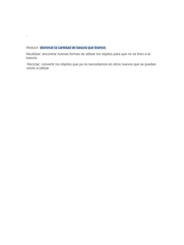 Guía para Reducir, Reutilizar y Reciclar | PDF