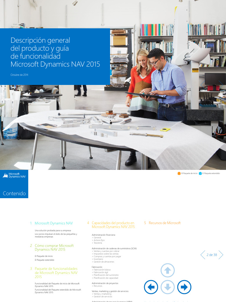 Microsoft Dynamics NAV 2015: Funcionalidades y Licencias | PDF ...