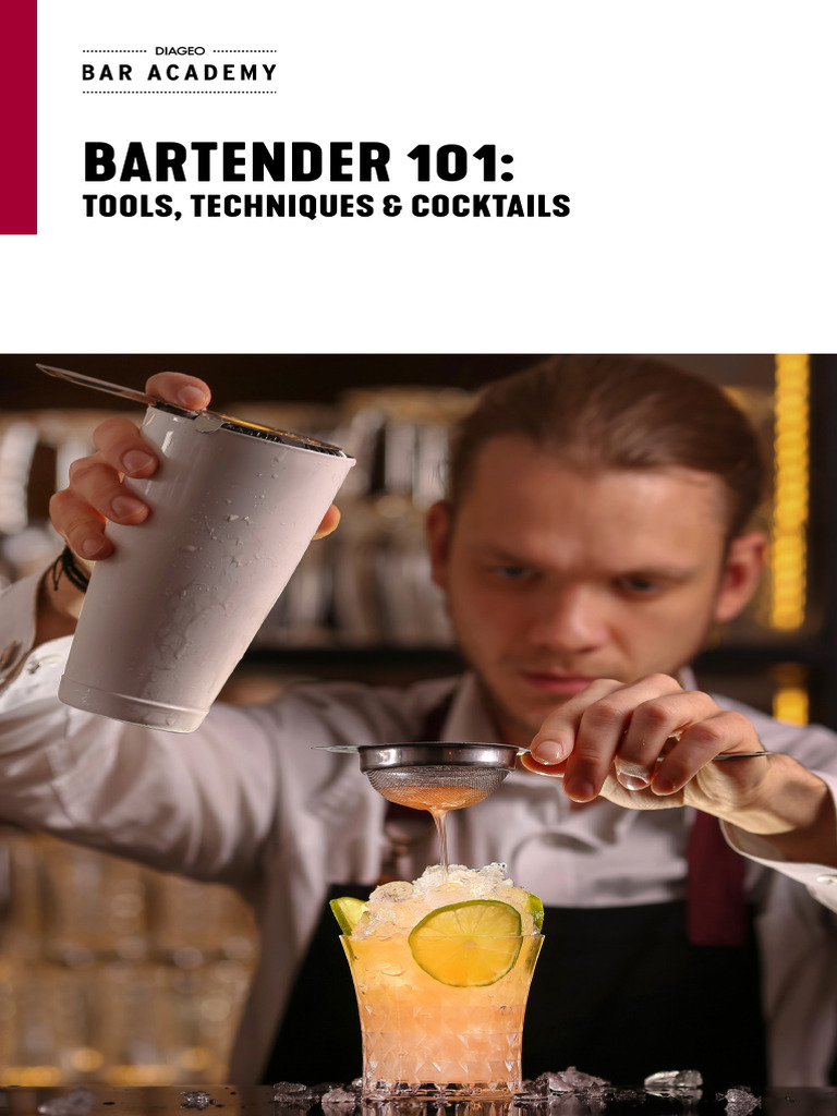 Bartender 101 Tools Tequniques and Cocktails | PDF | Taste | Bartender