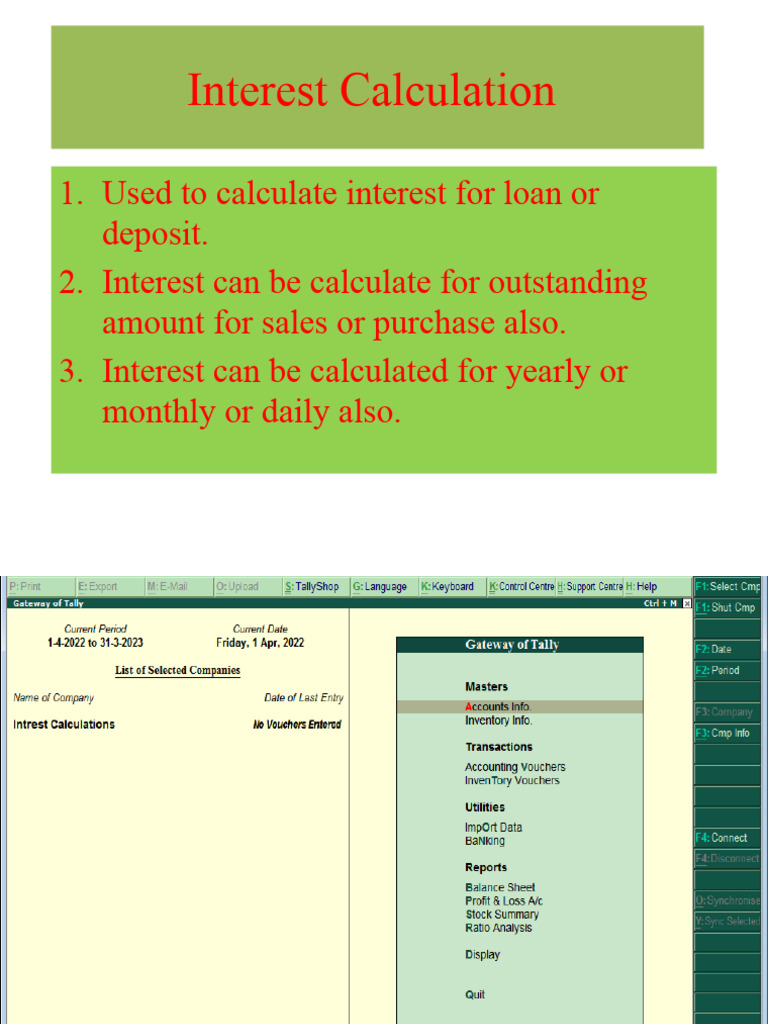 Interest Calculation Guide | PDF | Business