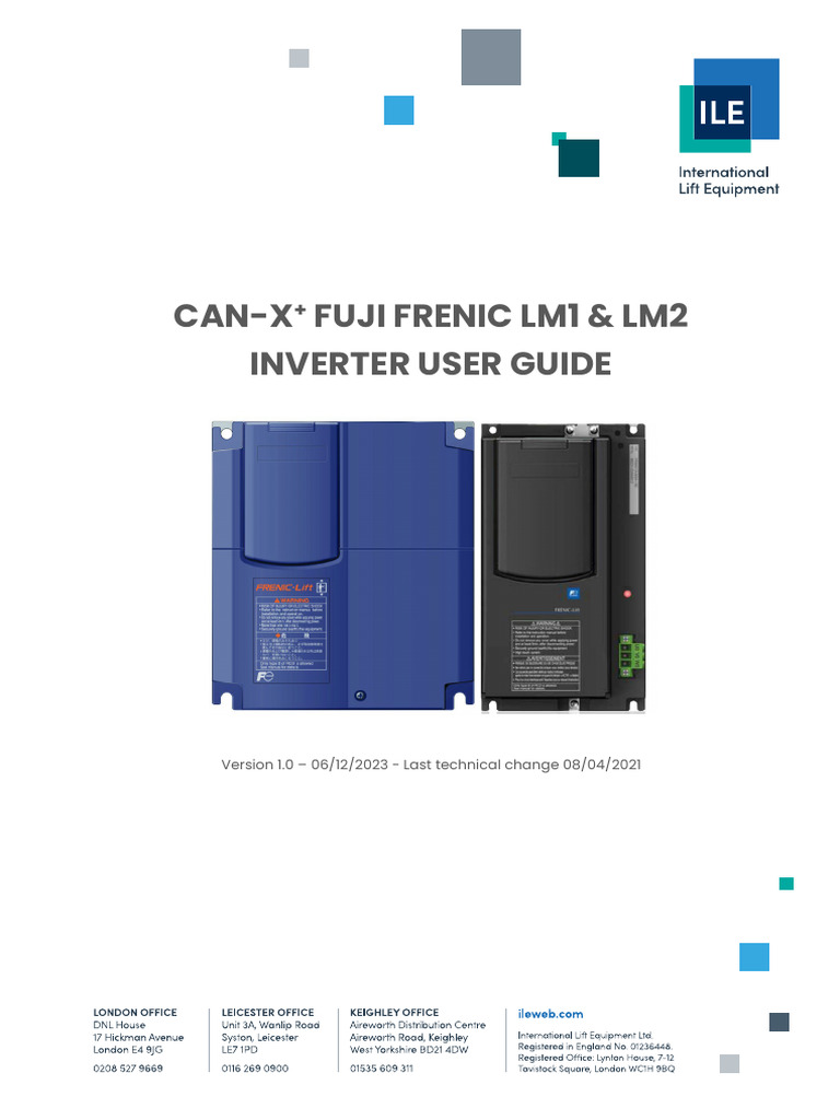 Can X Fuji Frenic Lm1 Lm2 Manual | PDF | Electromagnetic Compatibility ...