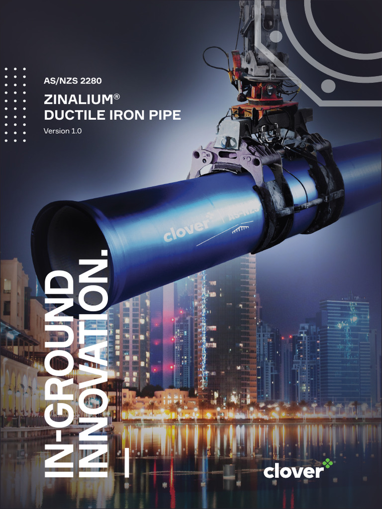 CLO Zinalium Ductile Iron Pipe Brochure 2 | PDF | Pipe (Fluid ...