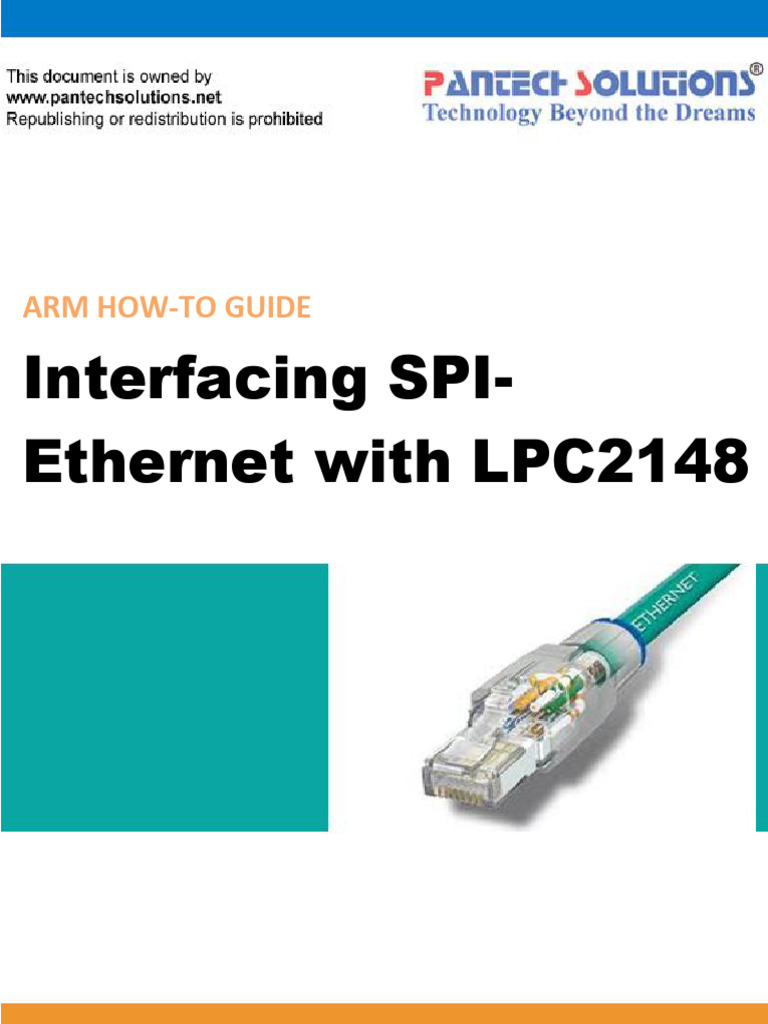 25-Spi-Ethernet Interfacing With Arm7 Slicker | PDF | Ethernet ...