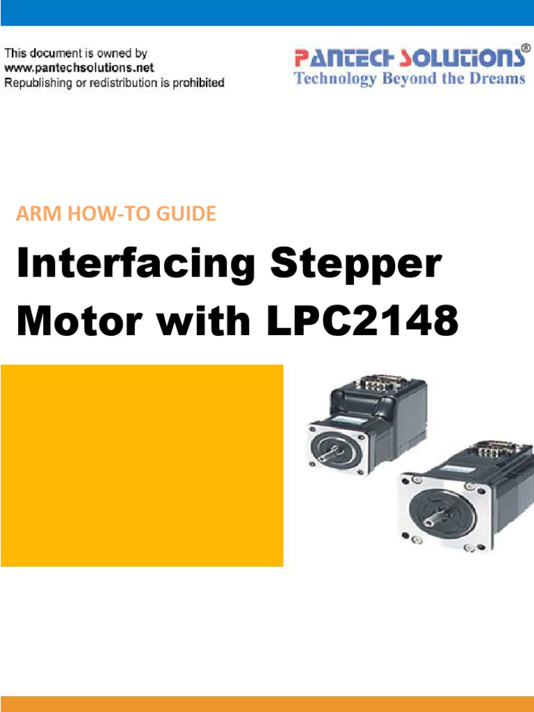 26-Stepper Motor Interfacing With Arm7 Slicker | PDF | Manufactured Goods | Computer Engineering
