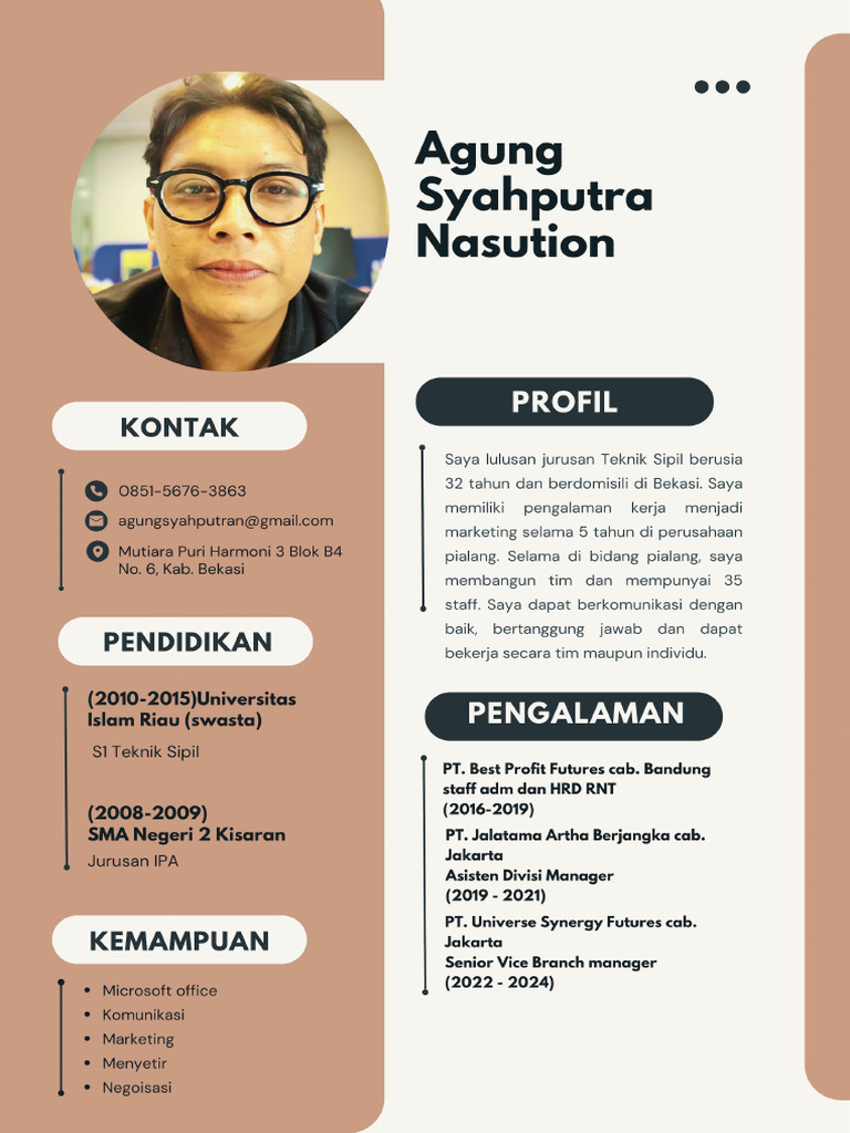 Cv Agung Syahputra Nst | PDF