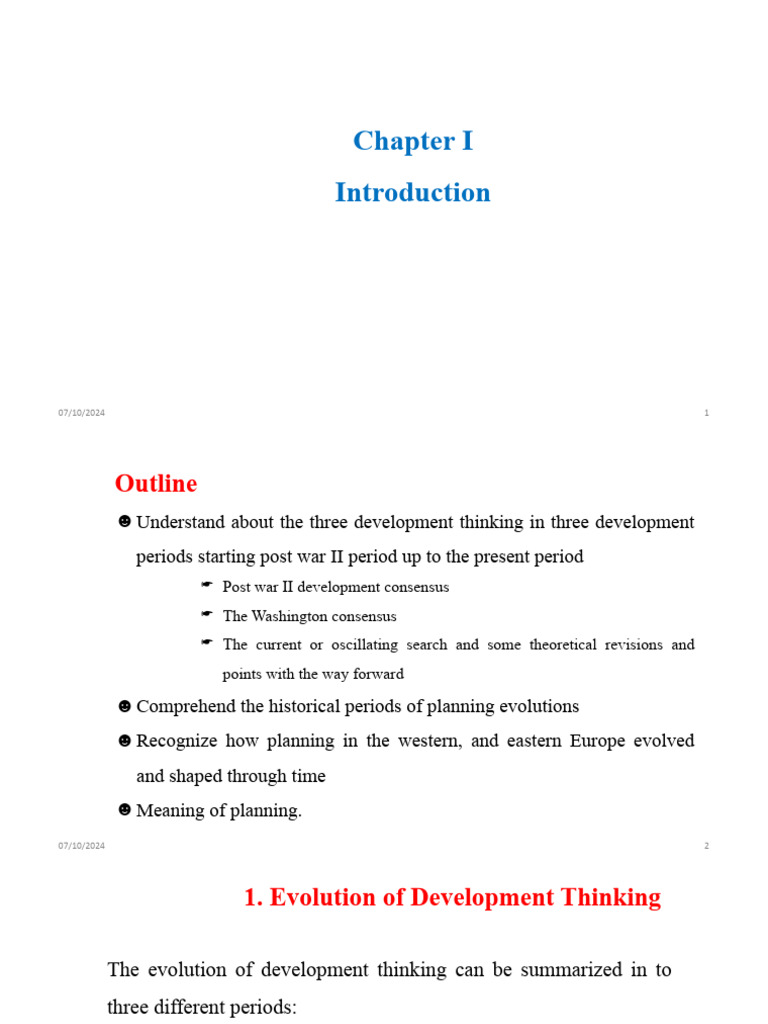 Dev plan chap-1 | PDF | Economic Planning | Market (Economics)