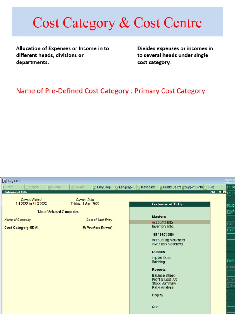 Cost Allocation for Departments | PDF