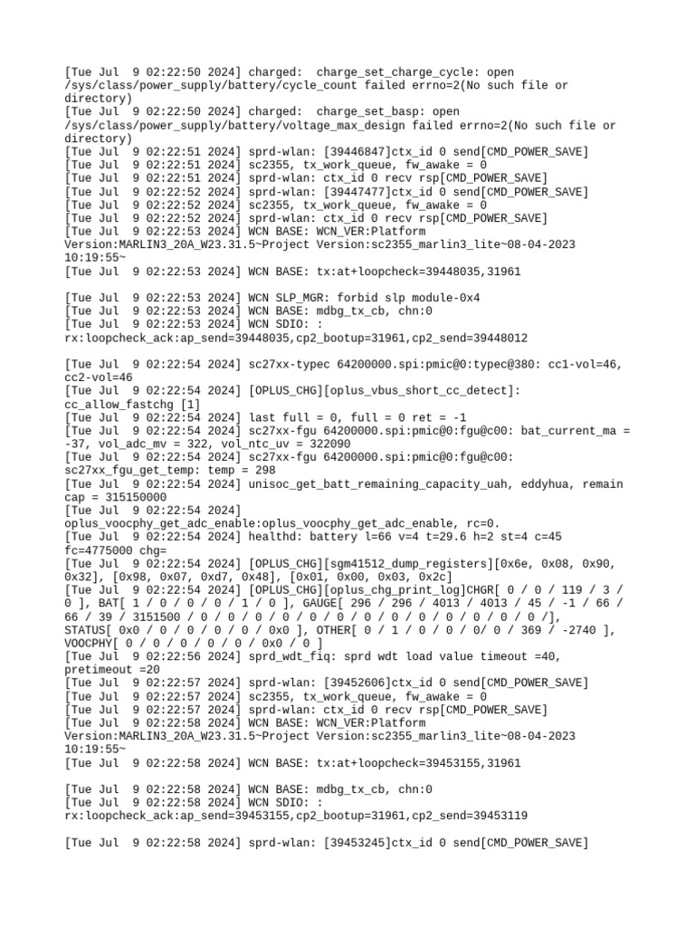 Standby Kernel Log 2024 0709 030038 | PDF | Computing | Computer ...