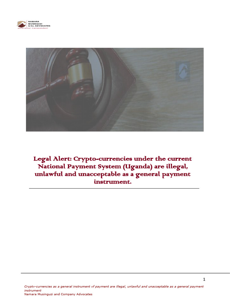 Legal Alert | PDF | Cryptocurrency | Business
