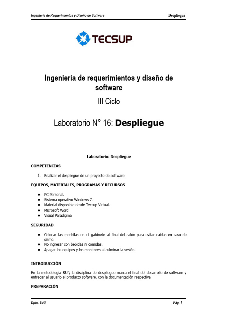Lab16 Idrs | PDF | Software | Ingeniería de software