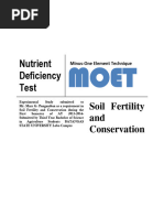 MOET Technique for Soil and Rice Testing | PDF | Fertilizer | Soil