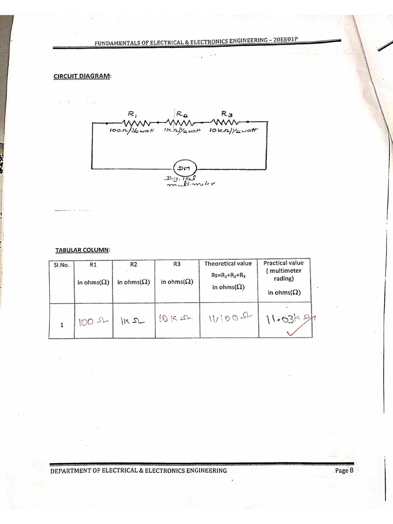 FEEE Lab Manual E&E | PDF