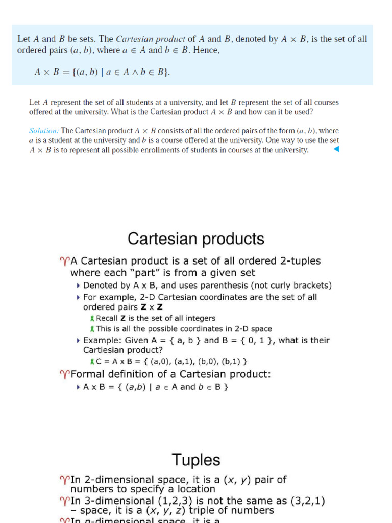 Relations And Cartesian Product Pdf Discrete Mathematics Mathematics