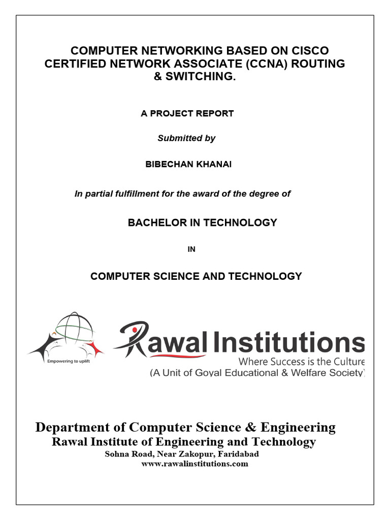 Computer Networking Final Report | PDF | Domain Name System | Ip Address