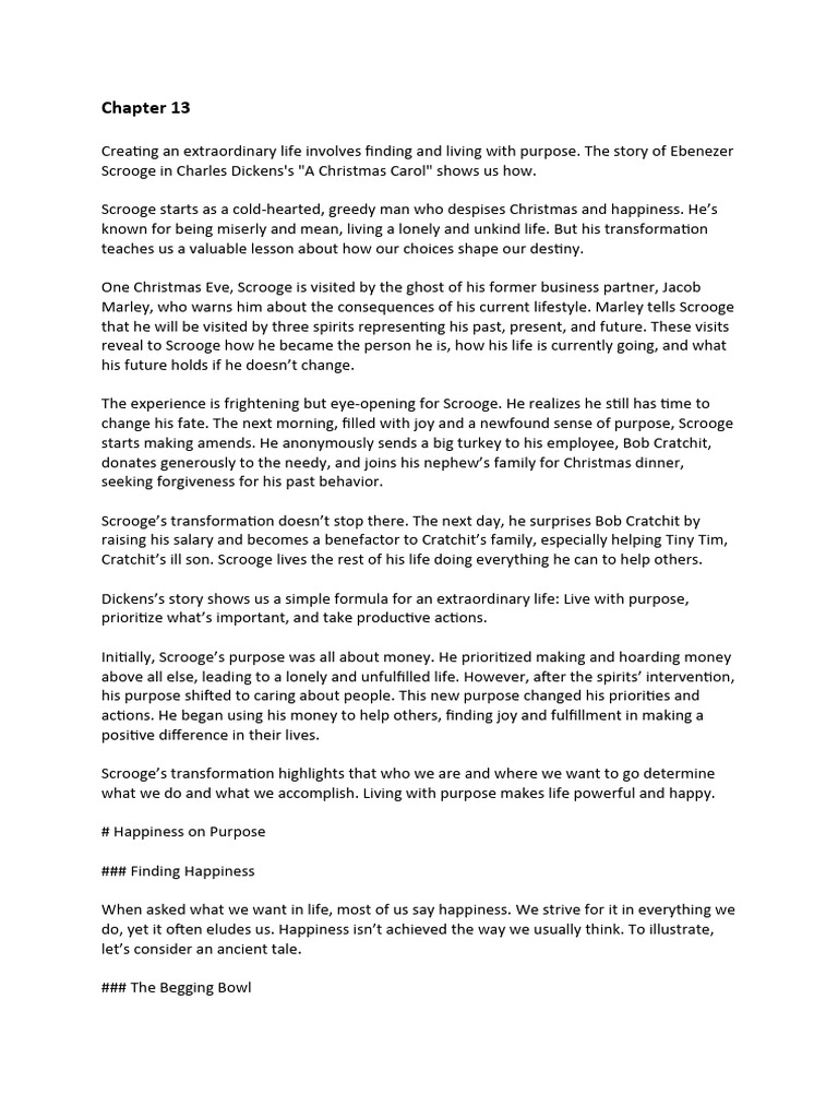 Chapter 13 | PDF | Ebenezer Scrooge | Cognition