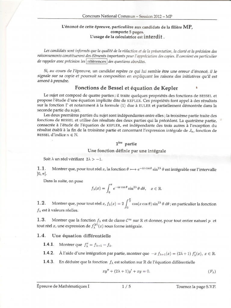 Concour EHTP Ehtp Anal | PDF