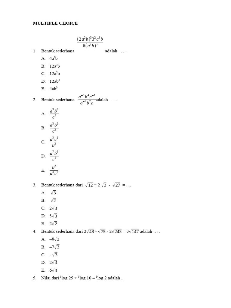 LATIHAN Soal USPBK | PDF