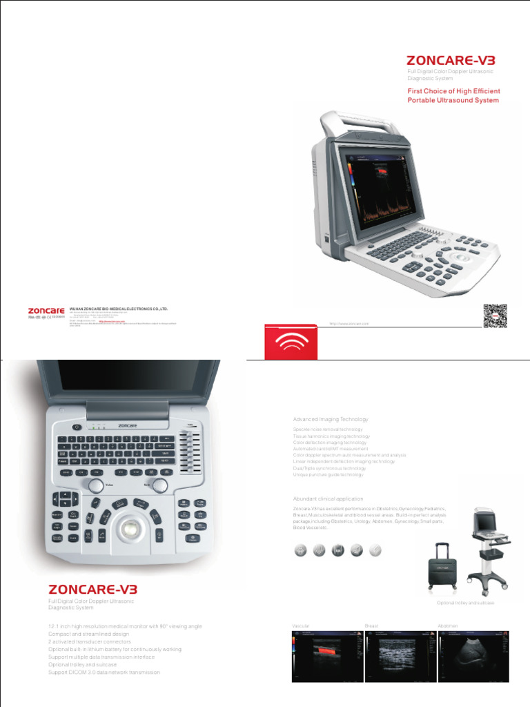 Zoncare V3 | PDF | Medical Ultrasound | Medical Physics