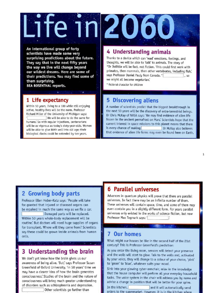 Life in 2060 | PDF | Wellness