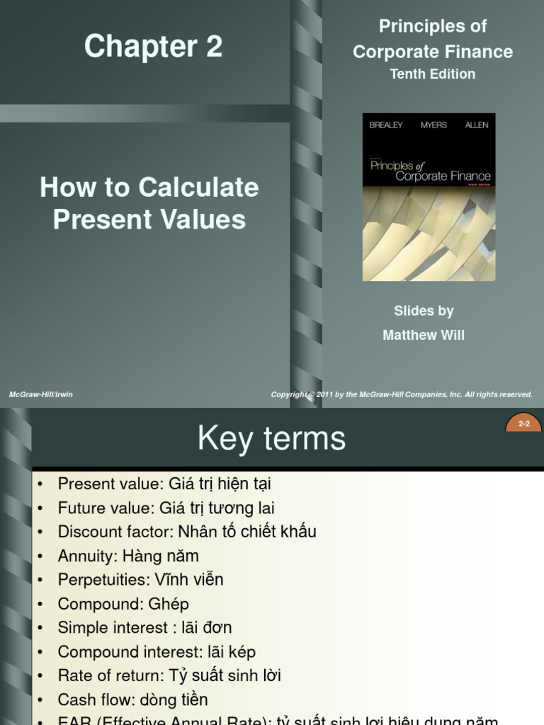 Chapter 2 - How to Calculate Present Values | Download Free PDF | Net Present Value | Present Value