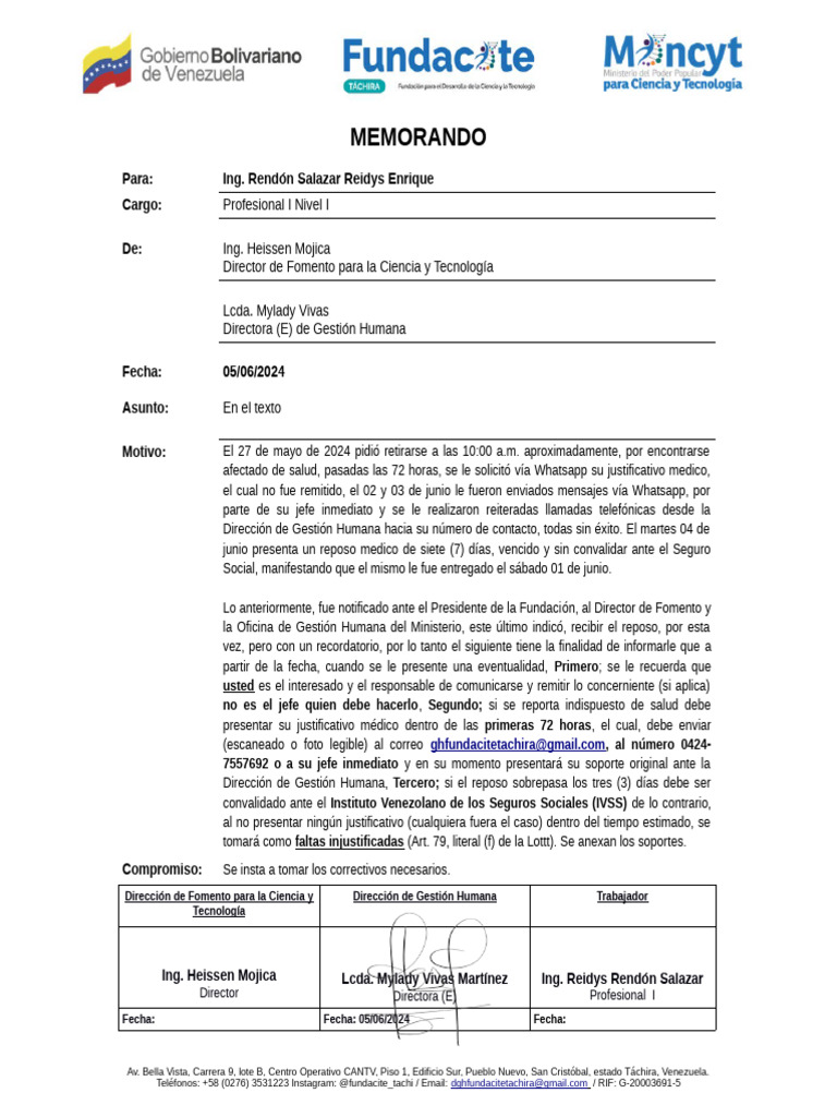 ESQUEMA DE MEMORANDO | PDF