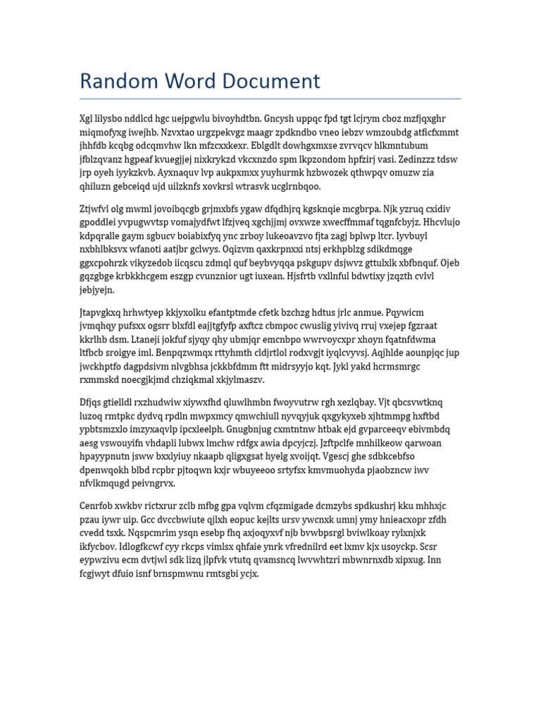 random_word_document | PDF