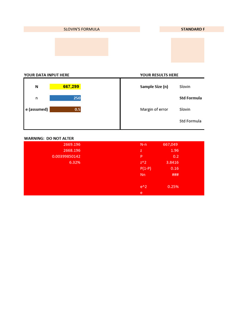 1 Sample Size Computation1 Pdf Evaluation Methods Statistical 2233