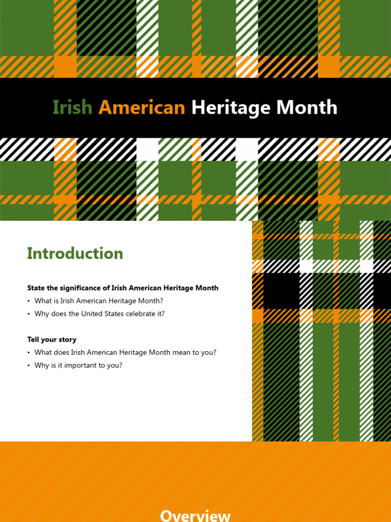 Irish American Heritage Month Presentation | PDF | Ireland