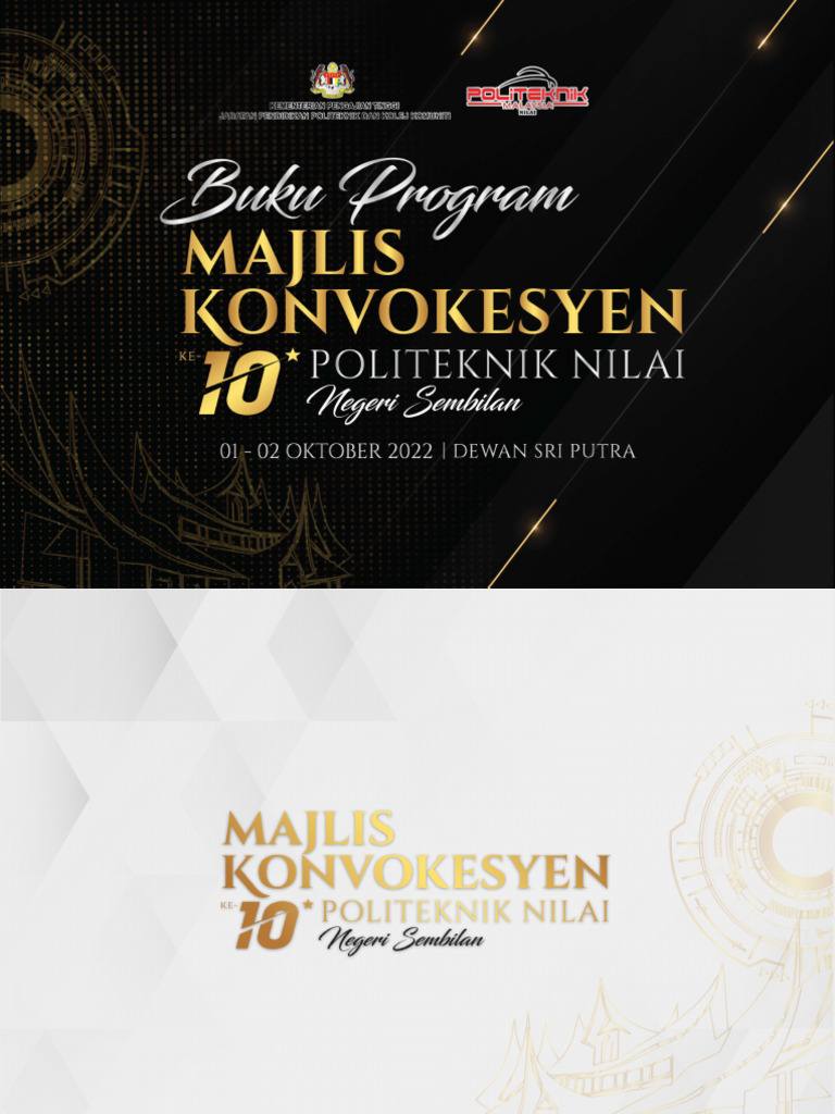 Aturcara Konvokesyen Politeknik Nilai 2022 | PDF