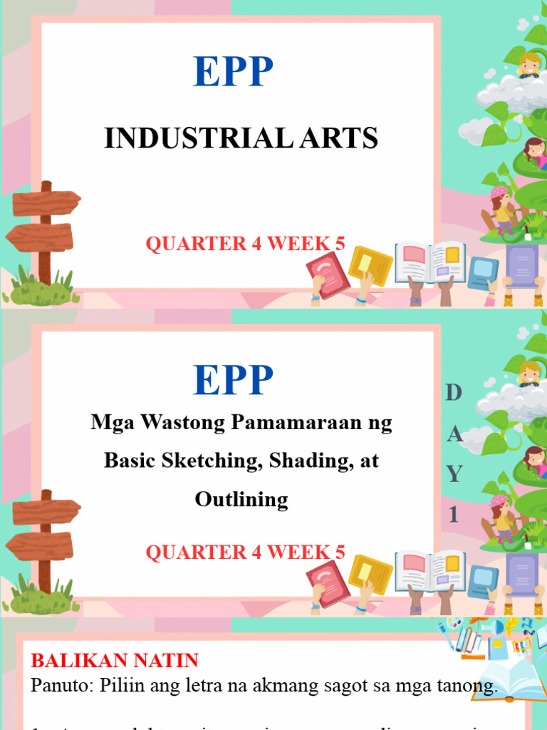 Industrial Arts: Quarter 4 Week 5 | PDF