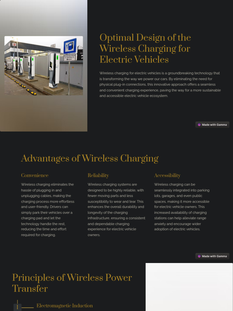 Wireless Charging for Electric Vehicles | PDF | Inductor | Wireless