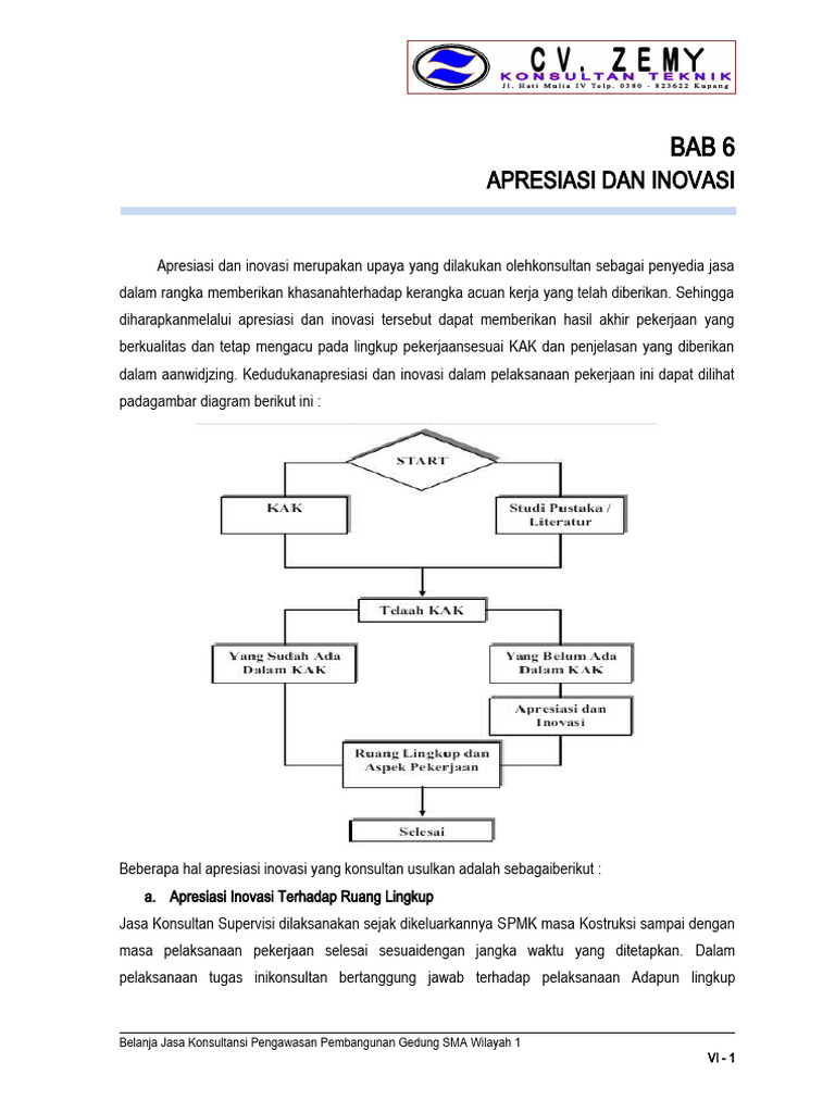BAB 6 Program Kerja | PDF