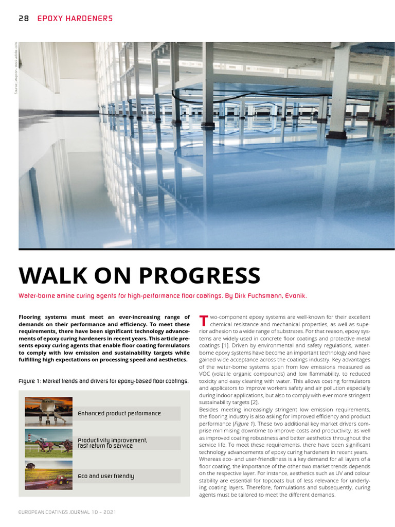 Water-Borne Amine Curing Agents For High-Performance Floor Coatings ...