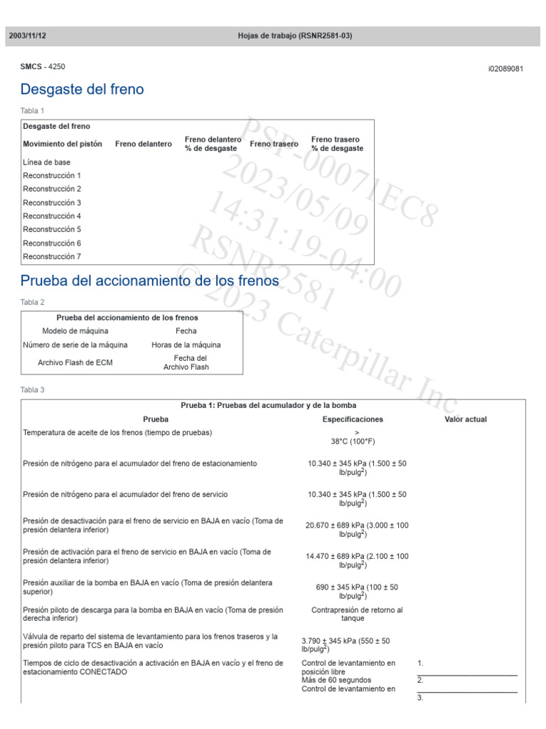 AT2 Frenos | PDF | Presión | Bomba